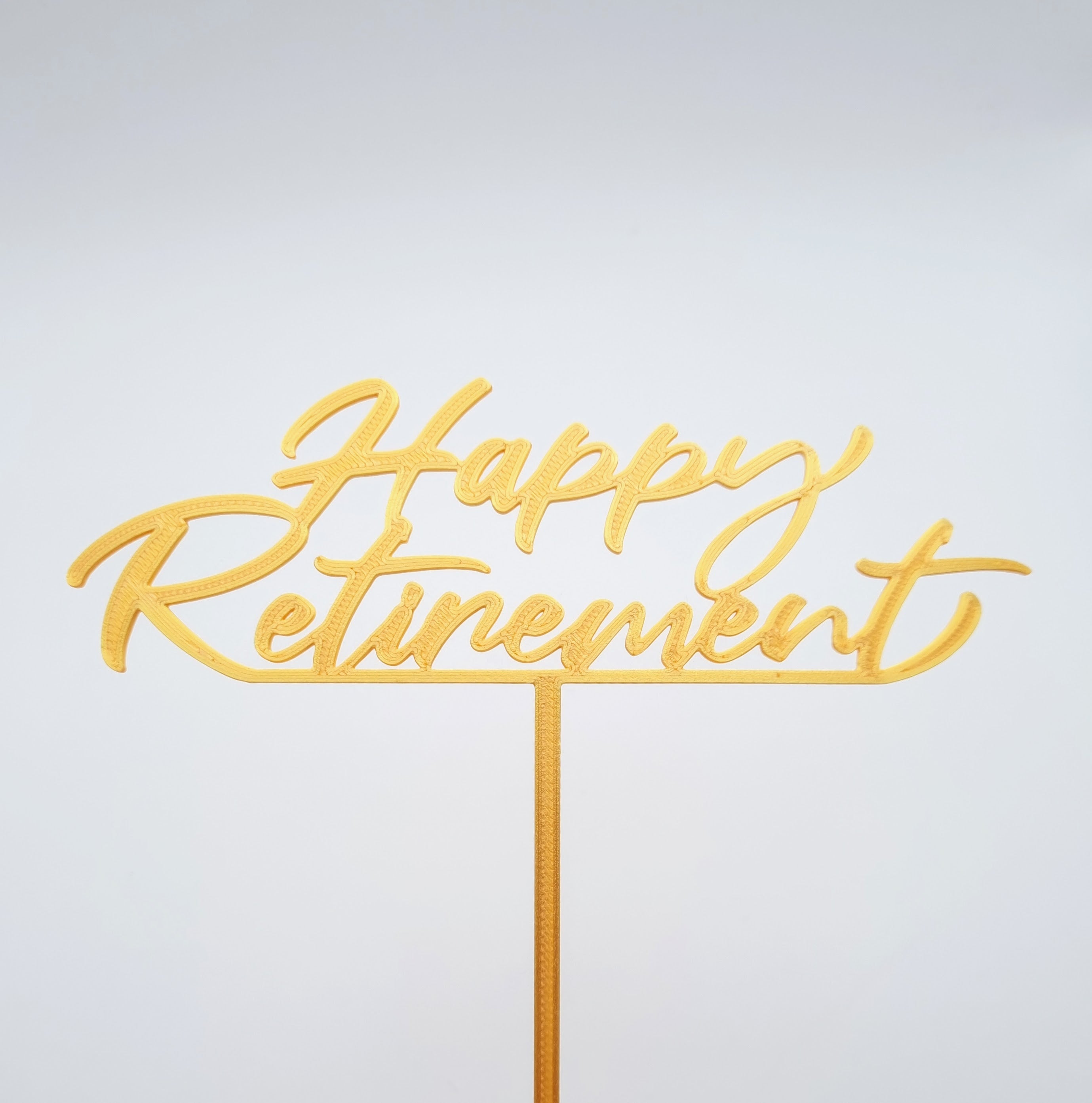 Happy Retirement Cake Topper – Sweet As Cakes NZ
